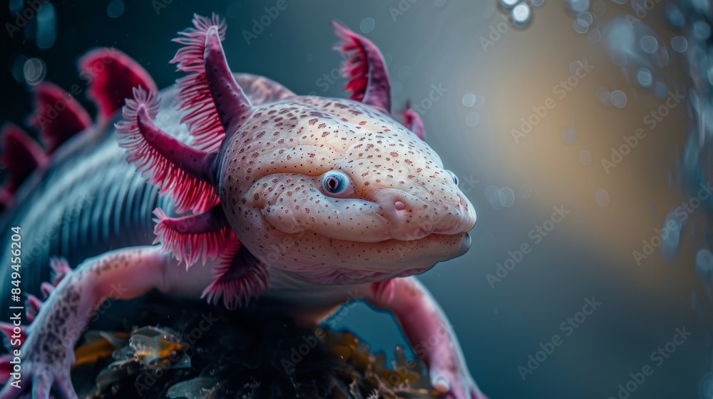 Axolotl, a salamander with regenerative abilities, can regrow lost ...
