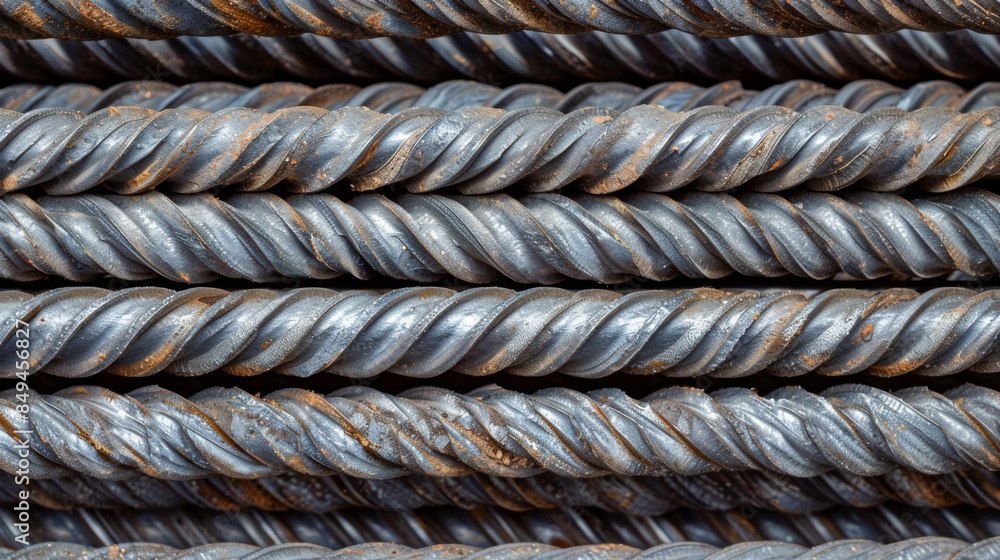 texture of steel deformed or bars background Deformed steel bars for ...