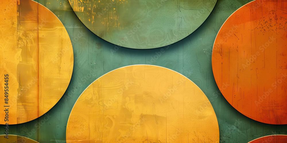 Vintage and Retro: Colors like mustard yellow, olive green, and burnt ...