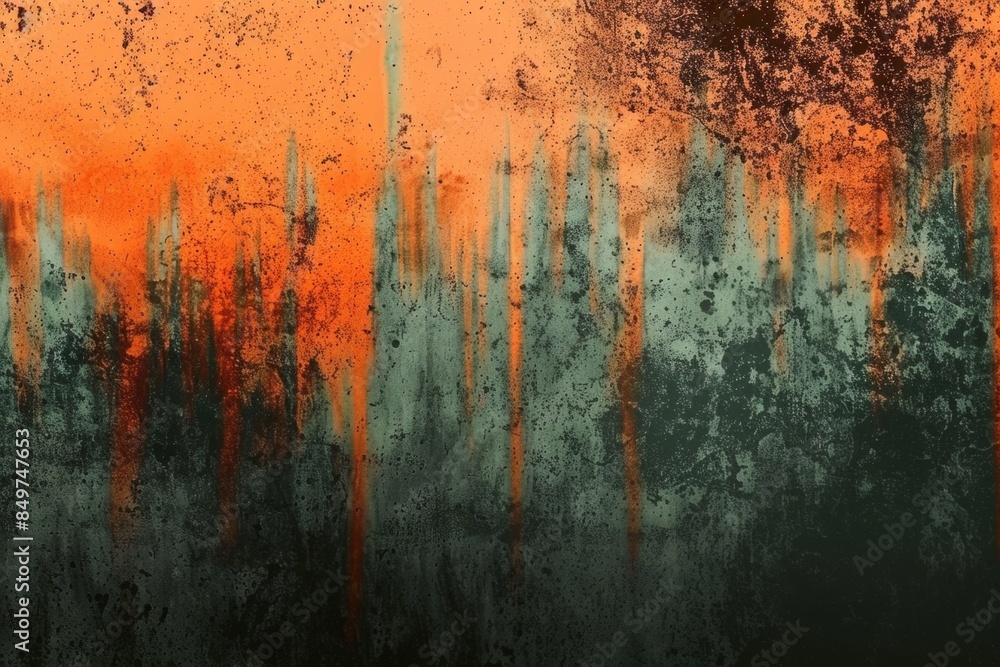 Abstract grunge background featuring an old, weathered wall with ...