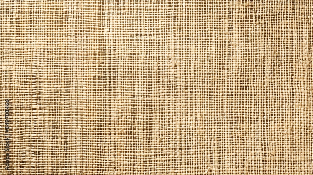 Sackcloth or burlap texture close up, natural cotton fabric, unfinished ...