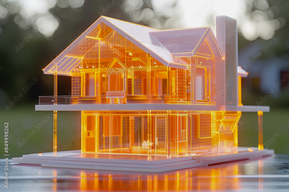 transparent house model architectures crafted using cutting edge ...