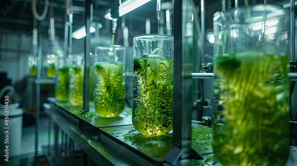 Microbial fermentation chamber. Cultivating microorganisms. Biological ...