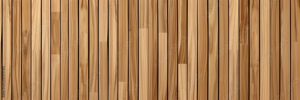 Vertical wooden slats wall texture for interior design background with ...