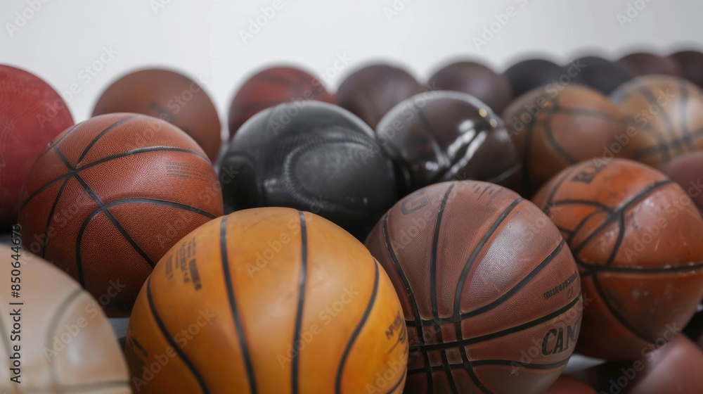 Types of Basketballs and Their Uses Stock Photo | Adobe Stock