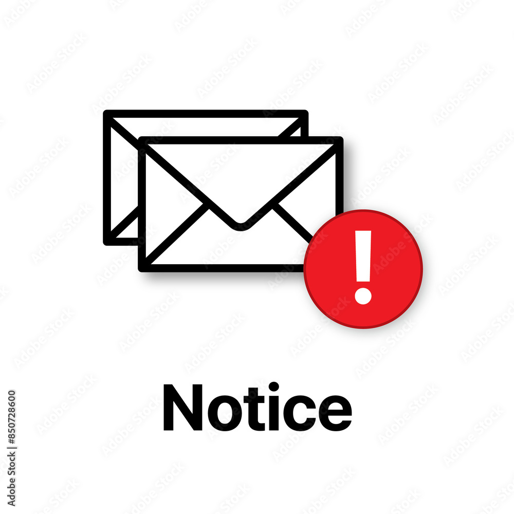 Simplified e-mail icon. Modern linear PNG icon for UI design. mail ...