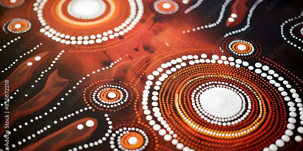 Ilustración de Stock Exploring Dreamtime Stories, Land Connections, and ...