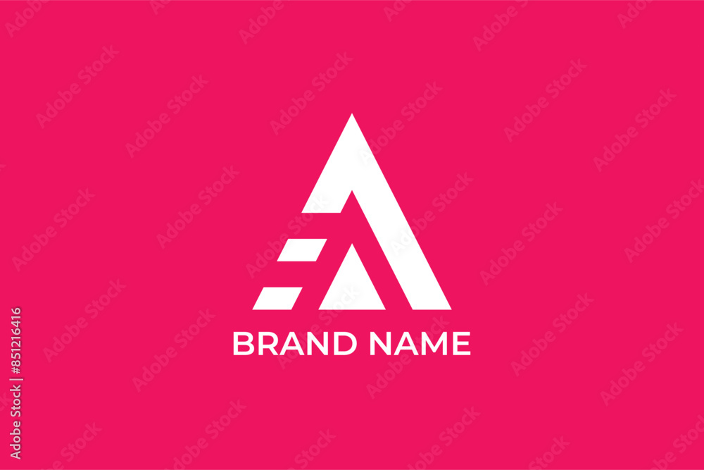 Image vectorielle Stock initial letter A abstract vector, letter A ...