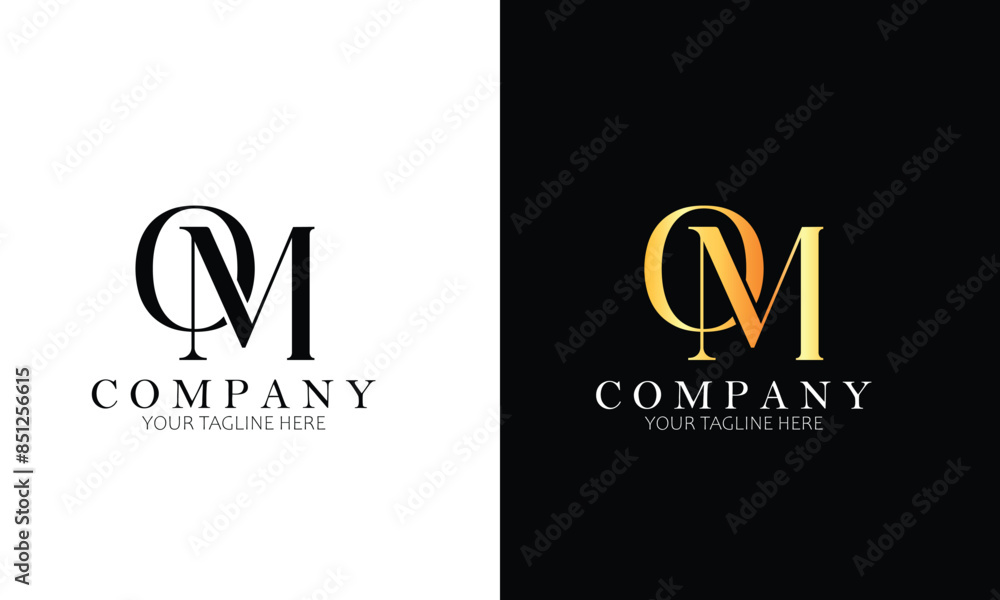 OM logo, letter logo, branding logo, clothing logo Stock Vector | Adobe ...