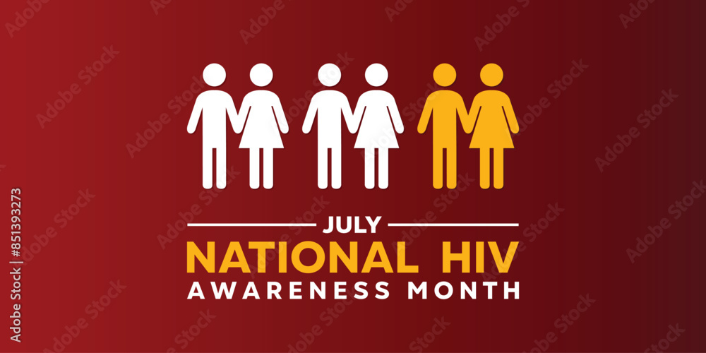 National Hiv Awareness Month. Great for cards, banners, posters, social ...