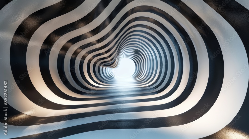 Optical illusion-inspired wallpaper that plays tricks on the viewer's ...