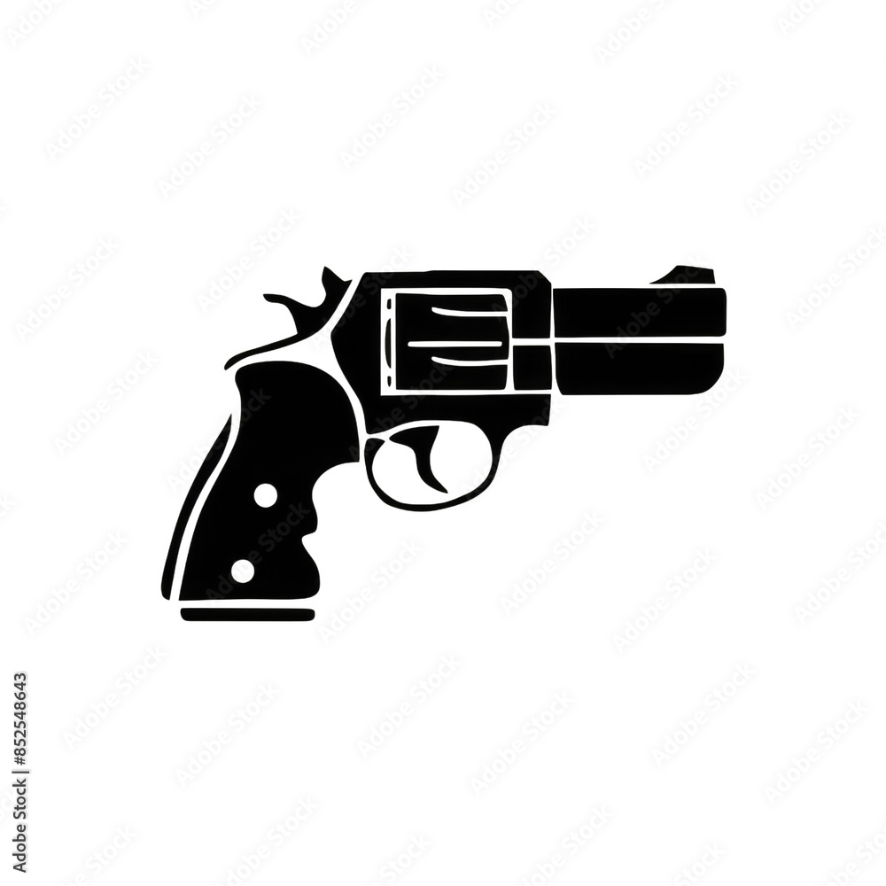 Simple Gun Icon Clean and Minimalistic Design for User Interfaces and ...