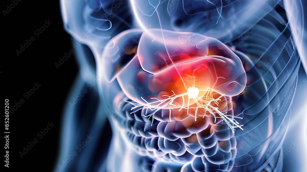Ilustración de Stock Pancreatitis: A Visual Guide to Symptoms, Causes ...
