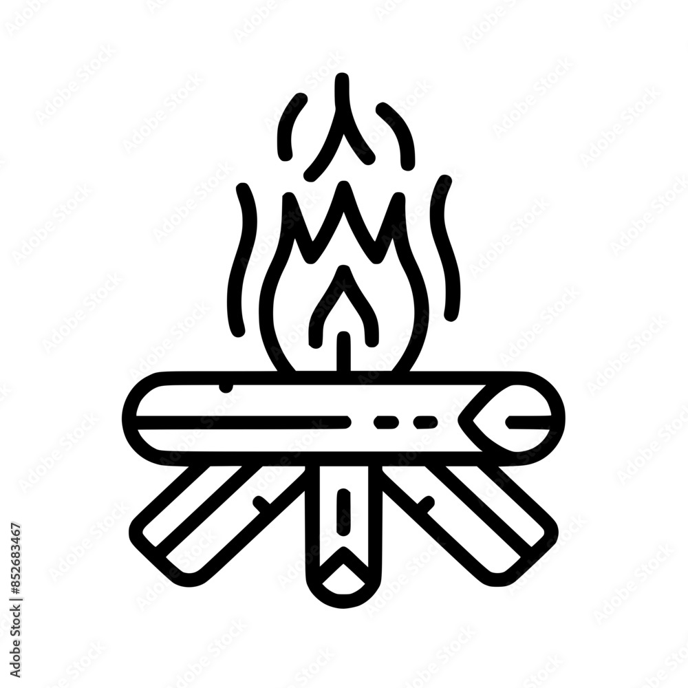 Стоковое векторное изображение «Flame Clipart, Flame Silhouette ...