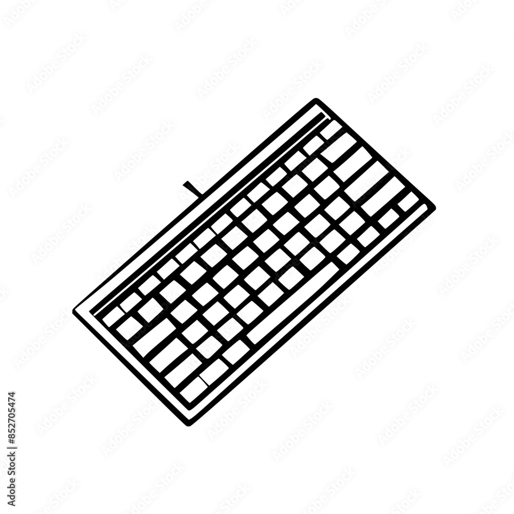 Vector de Stock blank computer keyboard svg, svg files for cricut ...