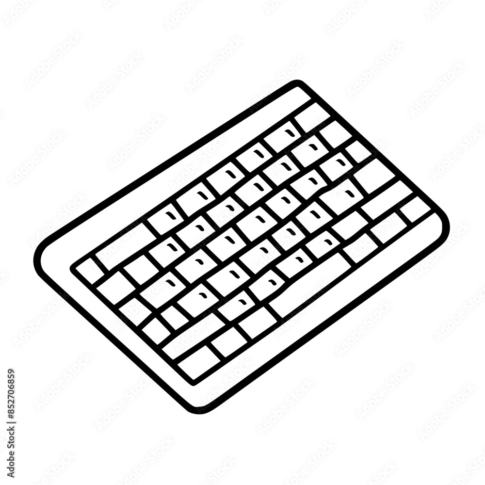 Image vectorielle Stock blank computer keyboard svg, svg files for ...