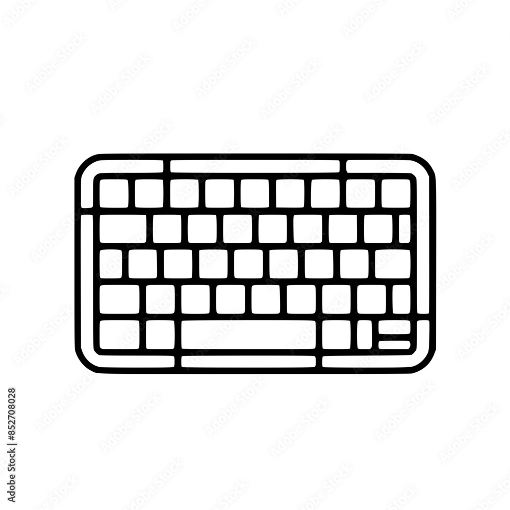 Vector de Stock blank computer keyboard svg, svg files for cricut ...