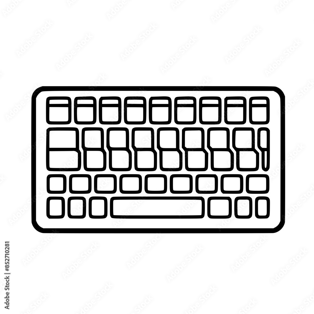 blank computer keyboard svg, svg files for cricut, keyboard png ...
