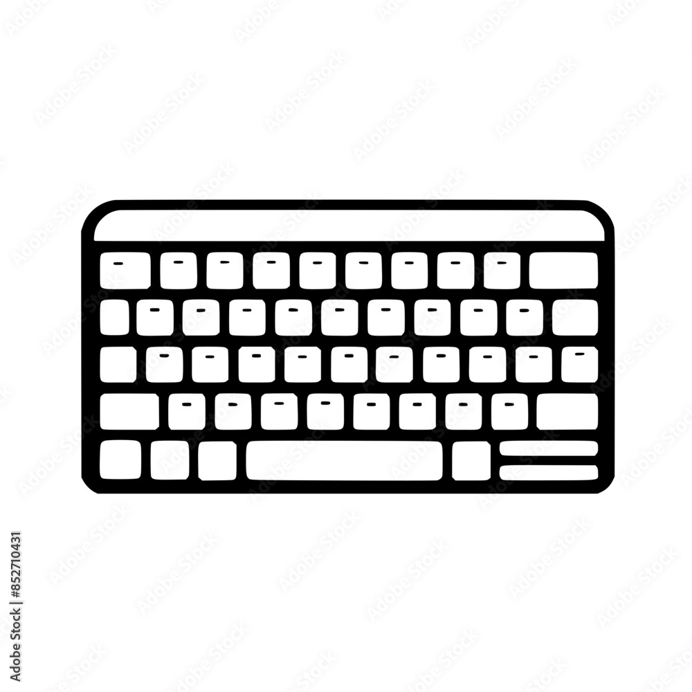 blank computer keyboard svg, svg files for cricut, keyboard png ...
