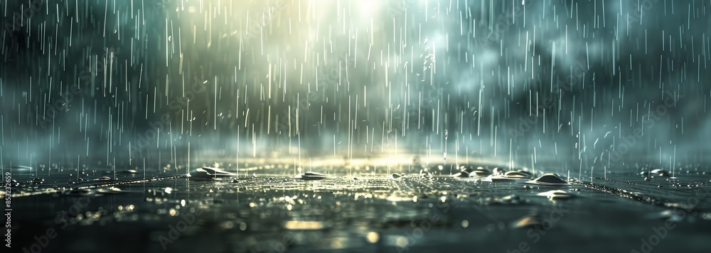 Heavy rain background Stock Photo | Adobe Stock