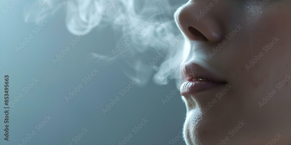 Стоковая иллюстрация «The Function of the Nasal Cavity Warming ...