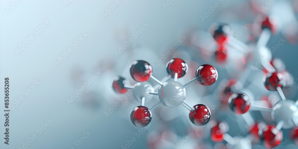 3D Representation of Cycloserine Molecule - An Antituberculosis Agent ...