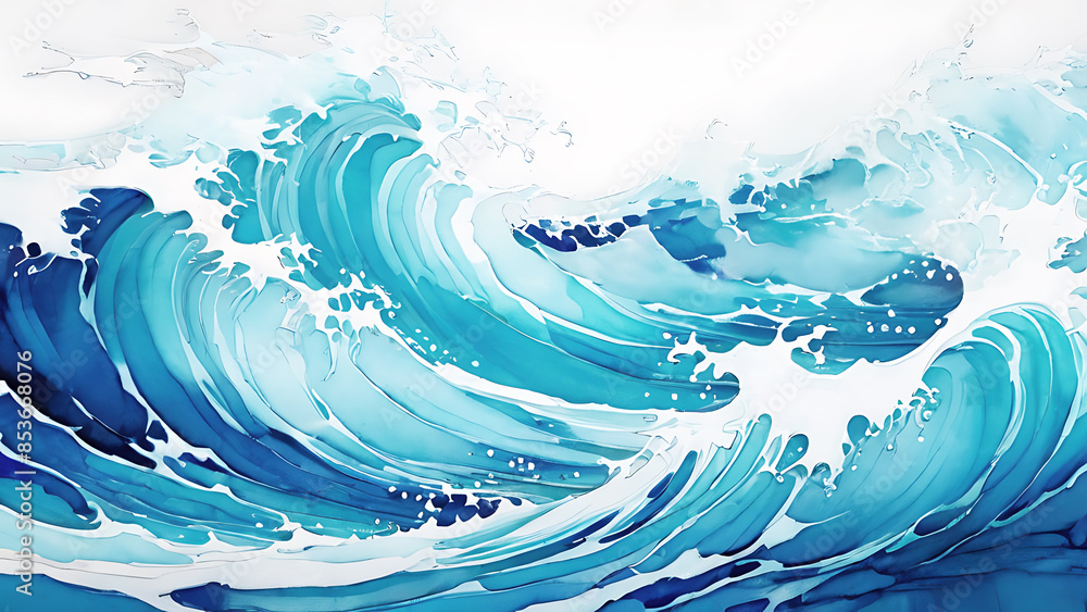 Captivating Ocean Waves , Japan's style ,Coastal Beauty Giant ocean ...