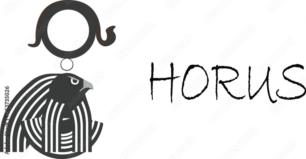 horus ancient egyptian sign vector eps 10 Stock Vector | Adobe Stock