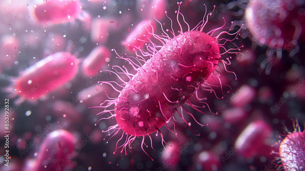 Bacterium (bacteries, bacteria, microbiome, cells, bacterie) infection ...