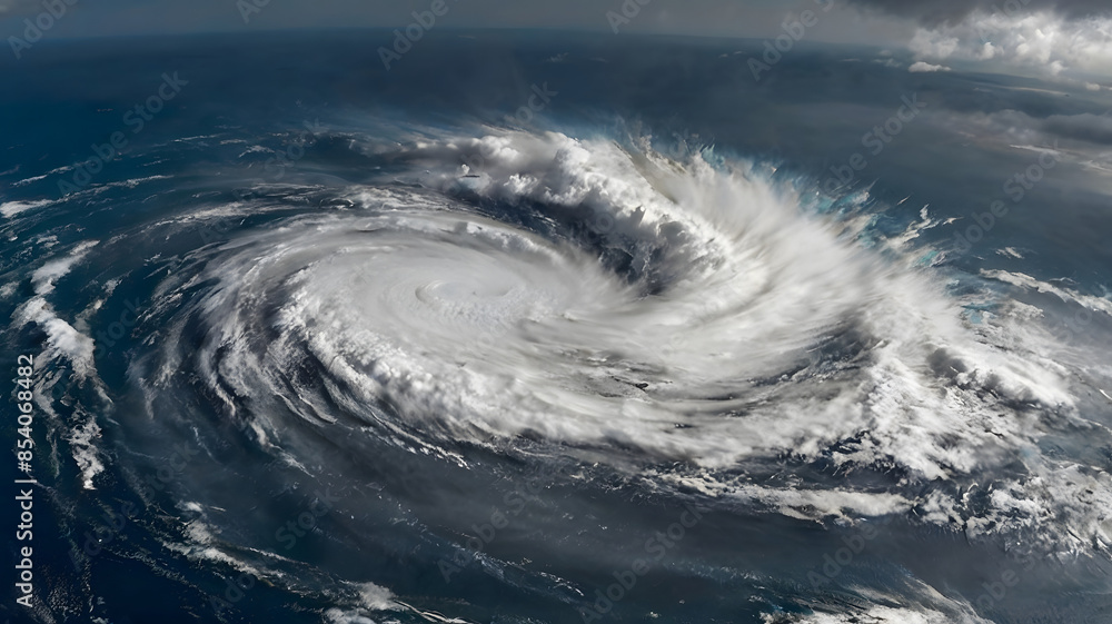 Super Typhoon, tropical storm, cyclone, hurricane, tornado, over ocean ...