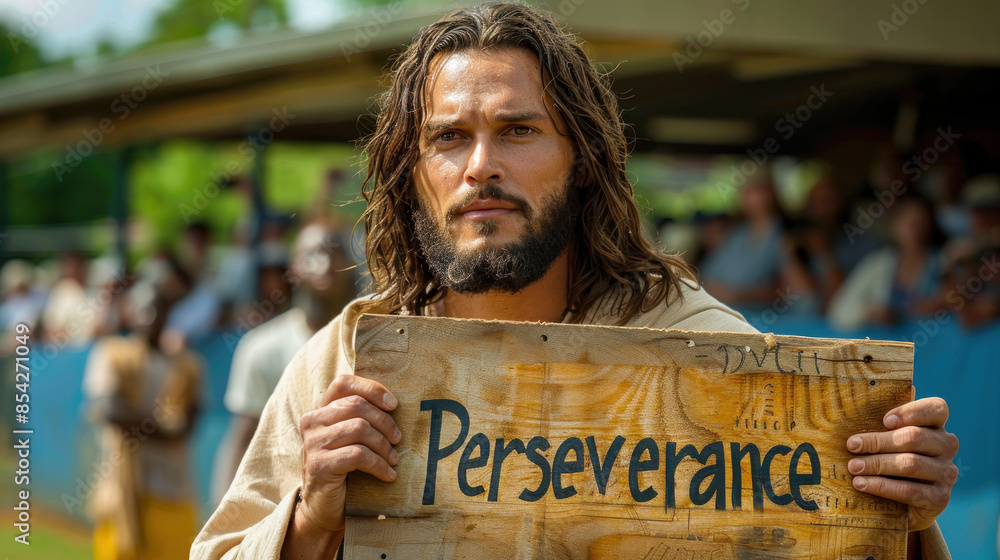Jesus Christ in Football Stadium., Modern Depictions of Jesus ...