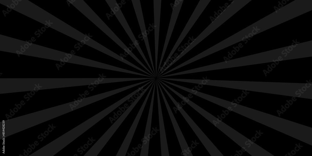 Vector abstract black gray sun rays and sunburst backdrop background ...