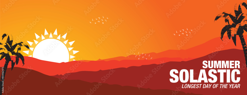 Summer Solstice. Longest day of the year. summer solstice template ...