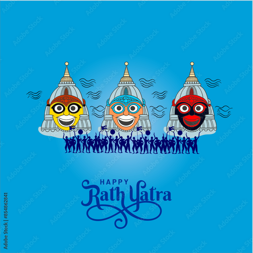 Rath Yatra Chariot Festival of Hindu God Lord Jagannath celebrated in ...