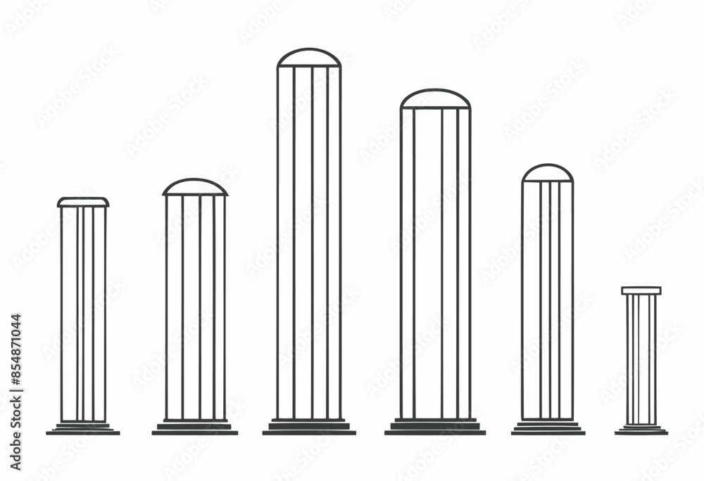 Iconic Ashoka Pillar: Symbol of India's Heritage Stock Vector | Adobe Stock