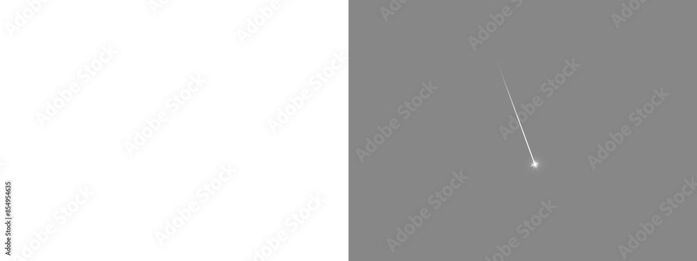 Moon, star, stars, sparkles, falling star, isolated on transparent ...