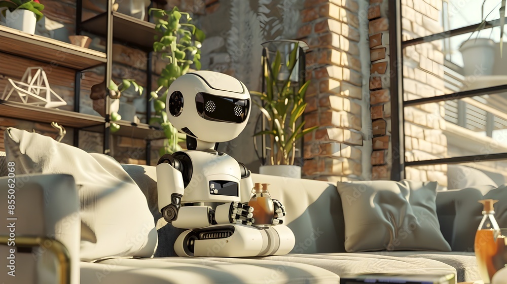 Cartoon Robots Starring in Comedic Sitcom about Robot-Human Roommates ...