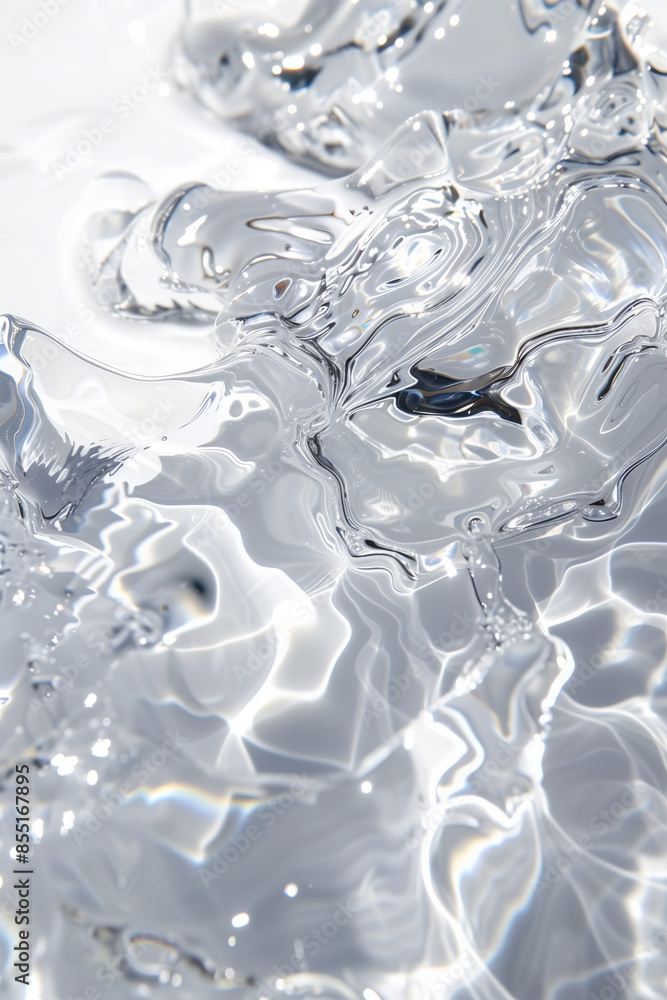 Clear transparent shiny sunshine water splash texture background ...