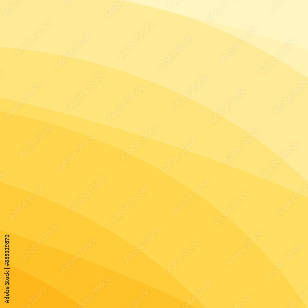 Abstract yellow gradient wave simple background. Vector illustration ...