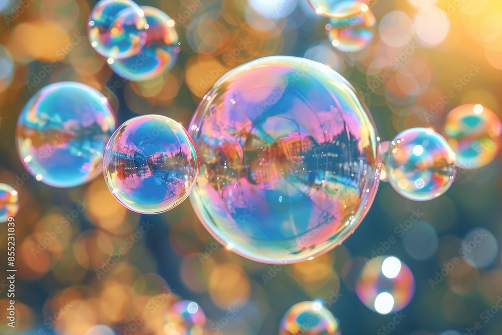 Bubbles Photoshop Overlays: Realistic Soap air bubbles Photo effect ...