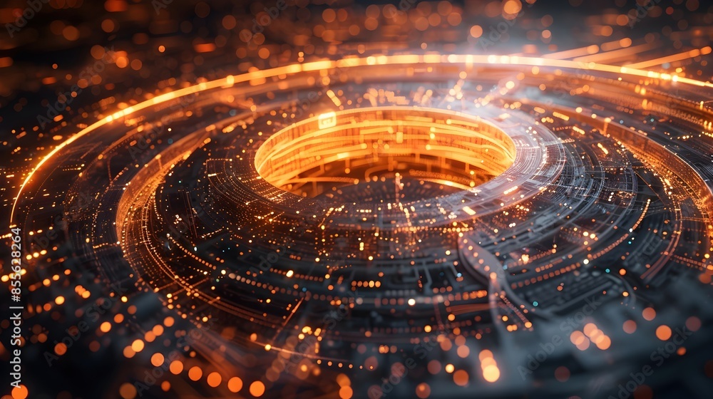 Captivating Quantum Computing Visualization:Ominous Technological ...