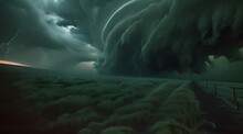 Storm Clouds Over Country Field Free Stock Photo - Public Domain Pictures