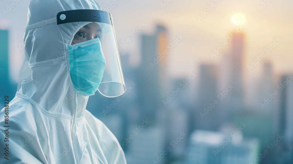 Environmental health scientist assessing health impacts , public health ...