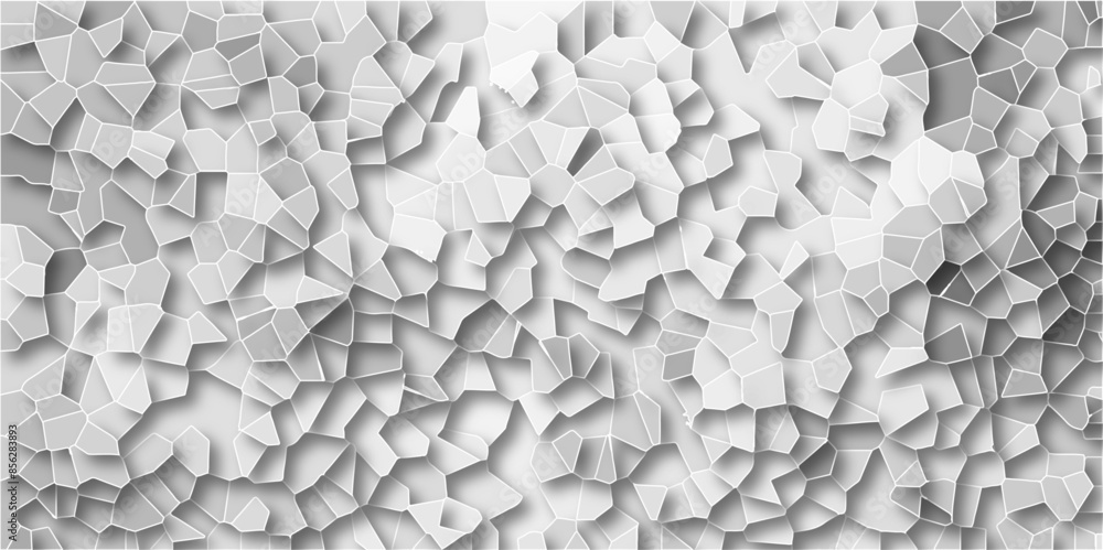 Light gray ash Broken quartz stained Glass Background with White lines ...