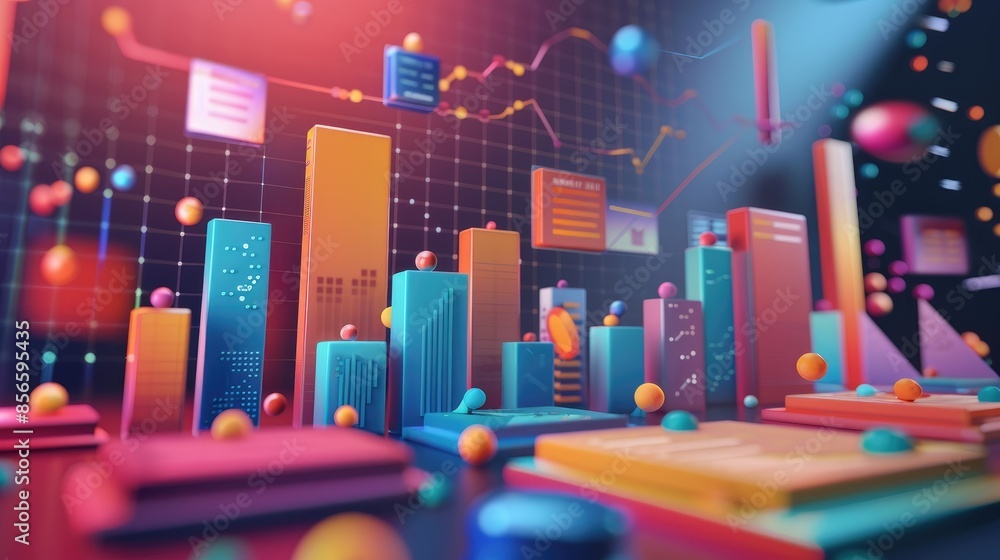Designing a dynamic 3D visual background for a Power BI report homepage, improving the overall ...
