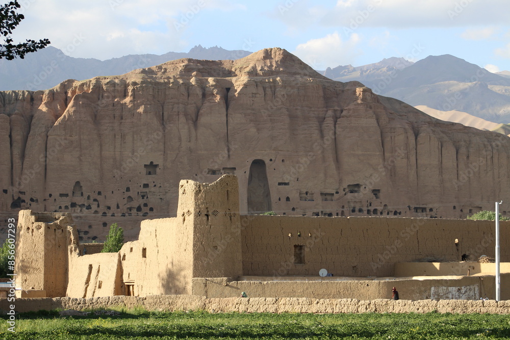 The Buddhas of Bamiyan were two monumental statues of Buddha carved ...