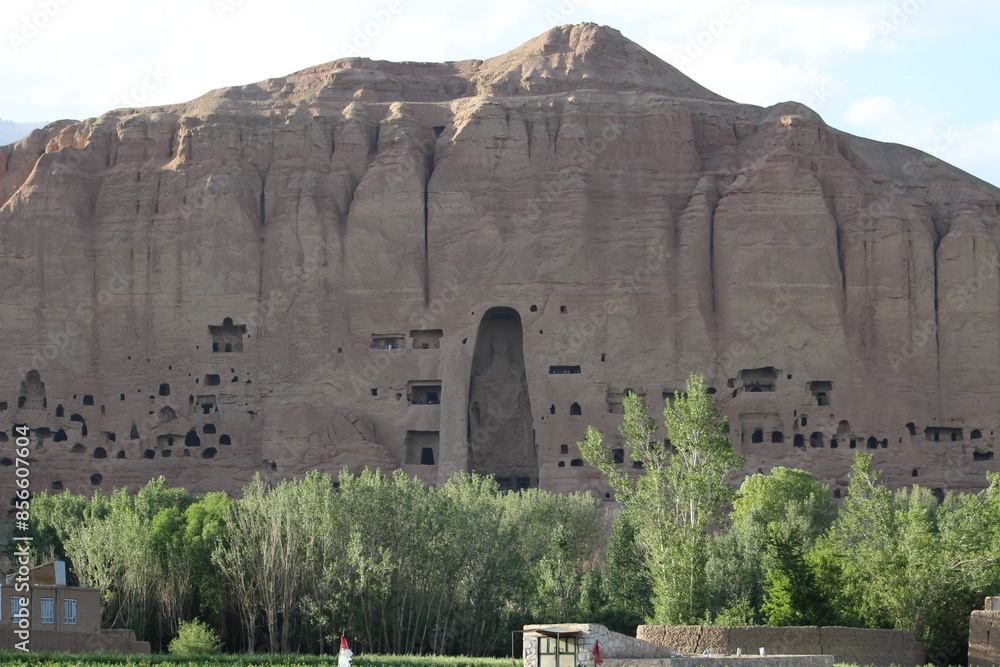 The Buddhas of Bamiyan were two monumental statues of Buddha carved ...
