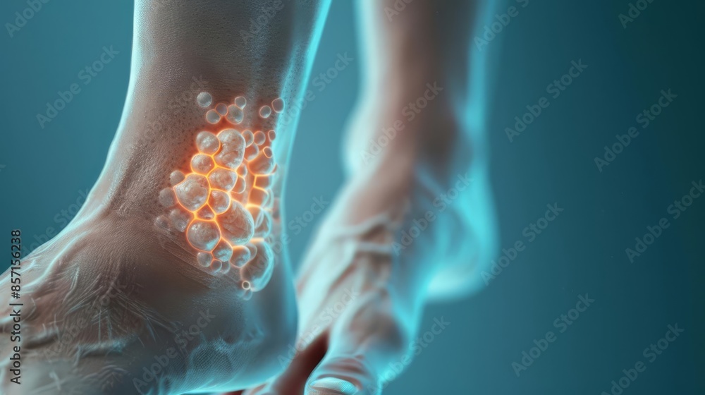 Stasis dermatitis on lower leg, Venous insufficiency, Vivid ...