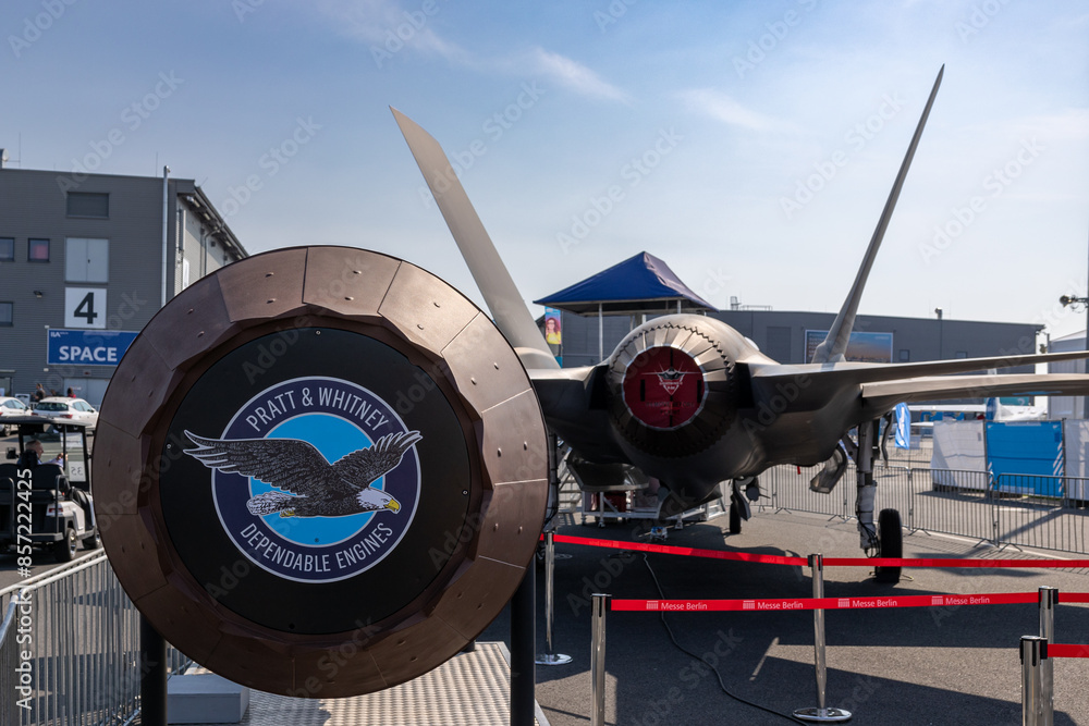 Foto de Stock Pratt & Whitney F135-Triebwerk für die Lockheed Martin F ...