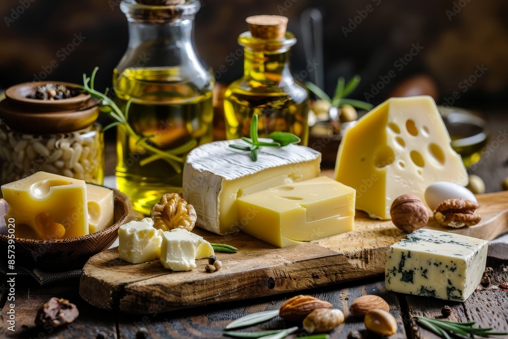 Different types of fats in cooking Stock Photo | Adobe Stock